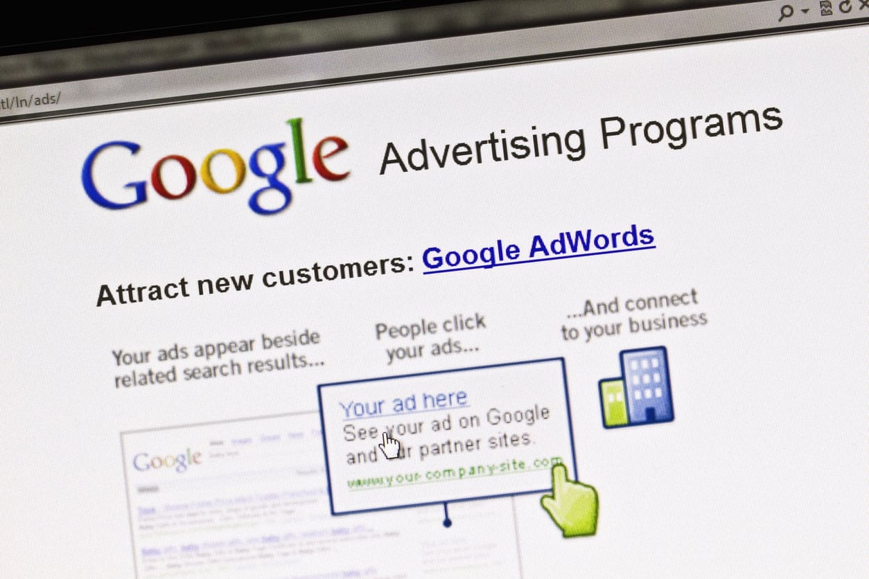 Screen displays Google advertising program | Carrie-Ann Sudlow